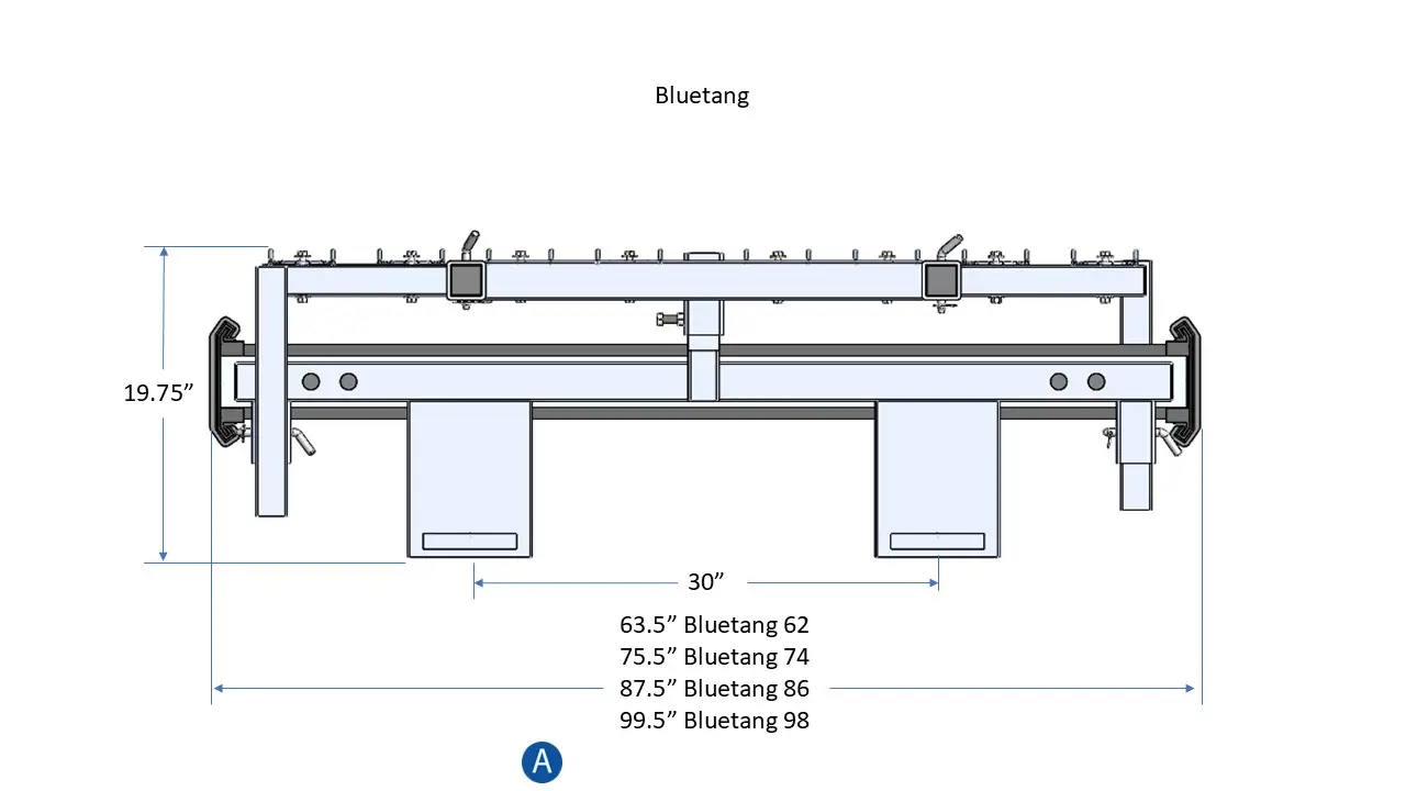 Bluetang Balaye montée sur fourche magnétiques surche