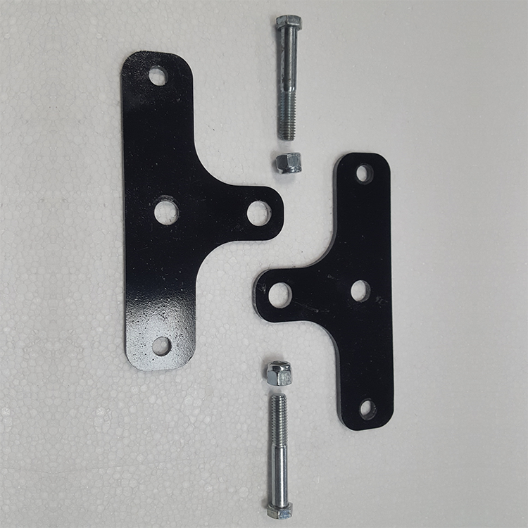 Part #3 PYR 4.5x4.5 Painted Steel Wheel Brackets with bolts (2 pcs ...