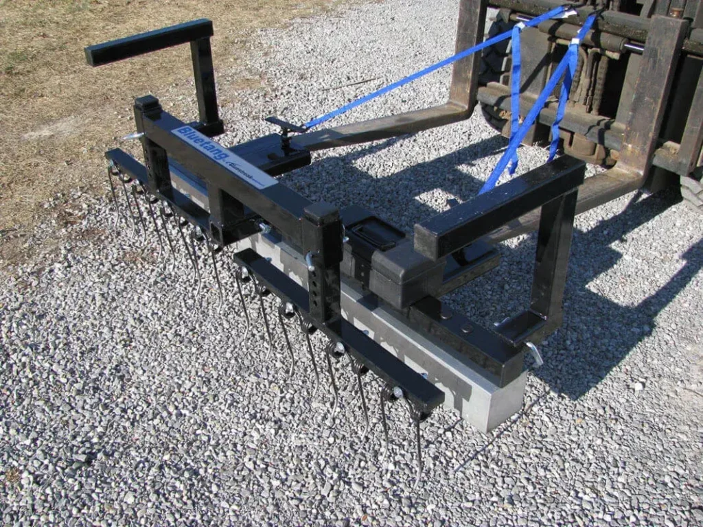 Fork Mounted Magnetic Sweepers - Bluestreak Equipment Magnetics
