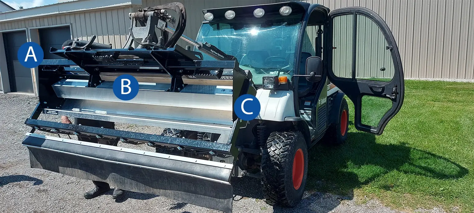 Lynx Front Mounted Magnetic Sweeper