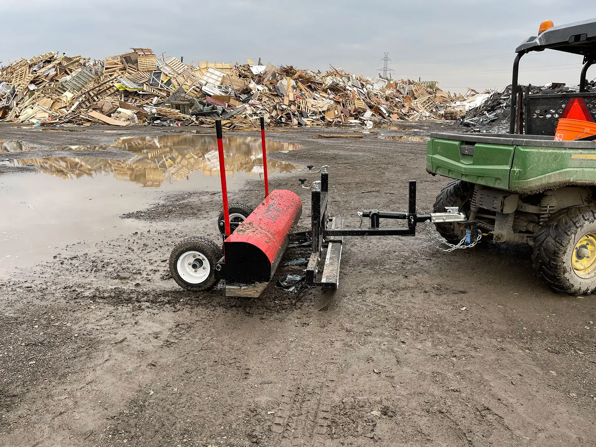 Debris Digging Rake XL with Stoneguard - Bluestreak Equipment Magnetics