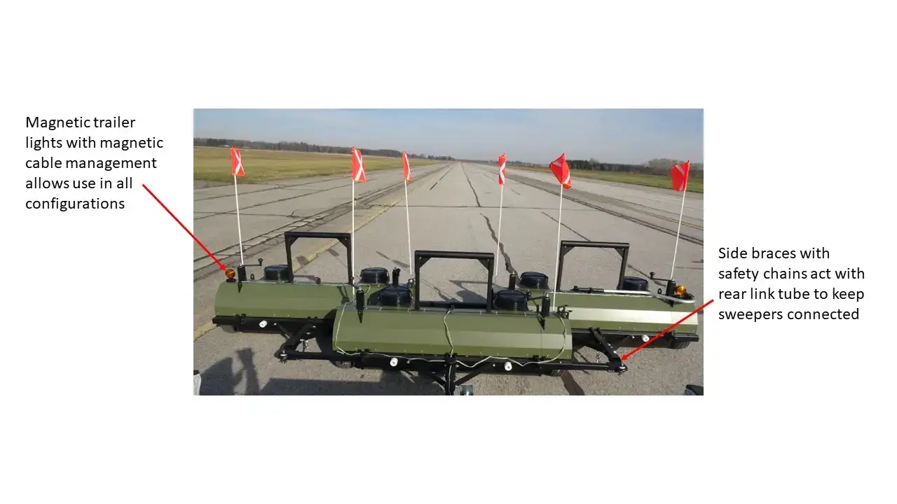 Seeker Airmag FOD Control Magnetic Sweeper