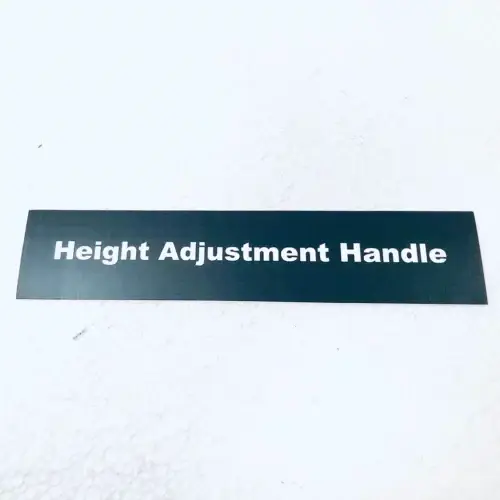 Part #28 Forager XL Height Adjustment Handle sticker (1pc) - Bluestreak ...