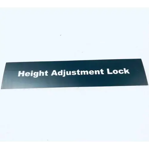 Part #29 Forager XL Height Adjustment Lock sticker (1pc) - Bluestreak ...