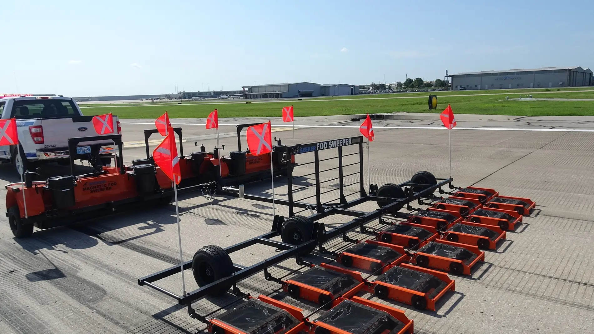 Airport FOD Friction Sweepers - Bluestreak Equipment Magnetics