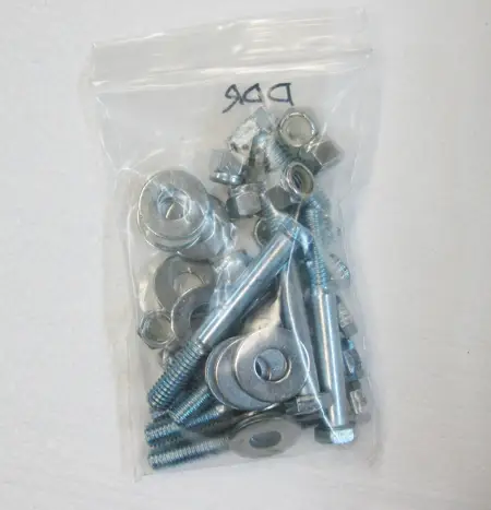 Part#5 Debris Digging Rake bolt bag of assorted steel hardware ...